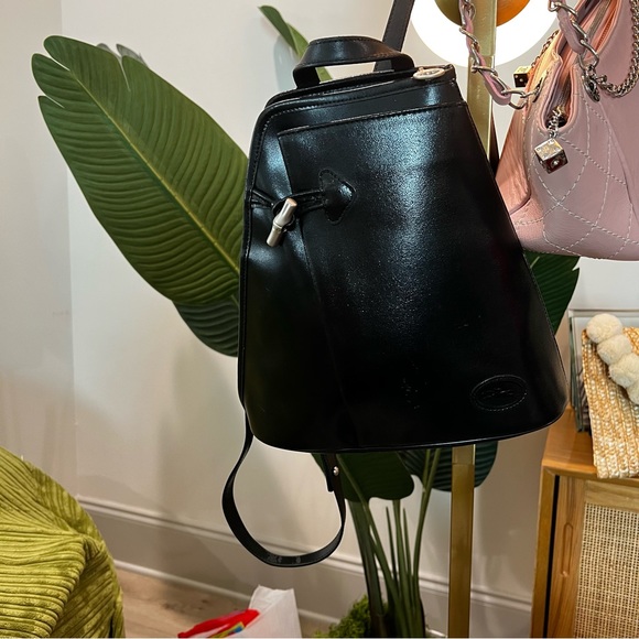 Longchamp | Bags | Longchamp Roseau Leather Backpack | Poshmark